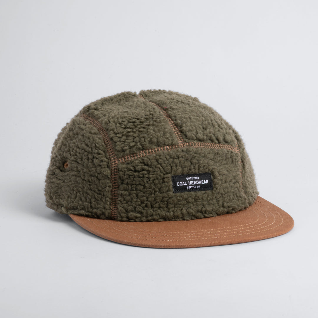 The Linus Fleece 5 Panel Cap – Coal Headwear