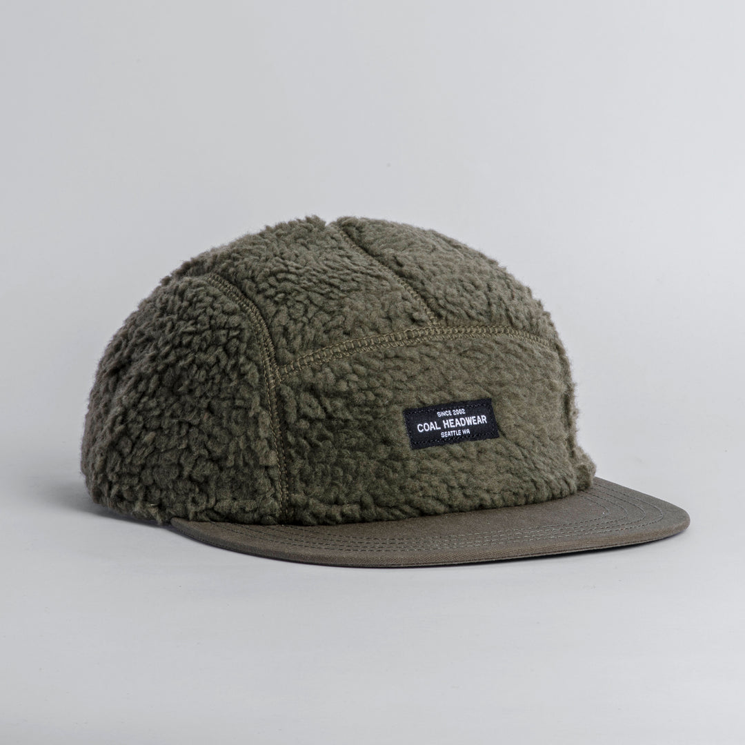 The Linus Fleece 5 Panel Cap – Coal Headwear