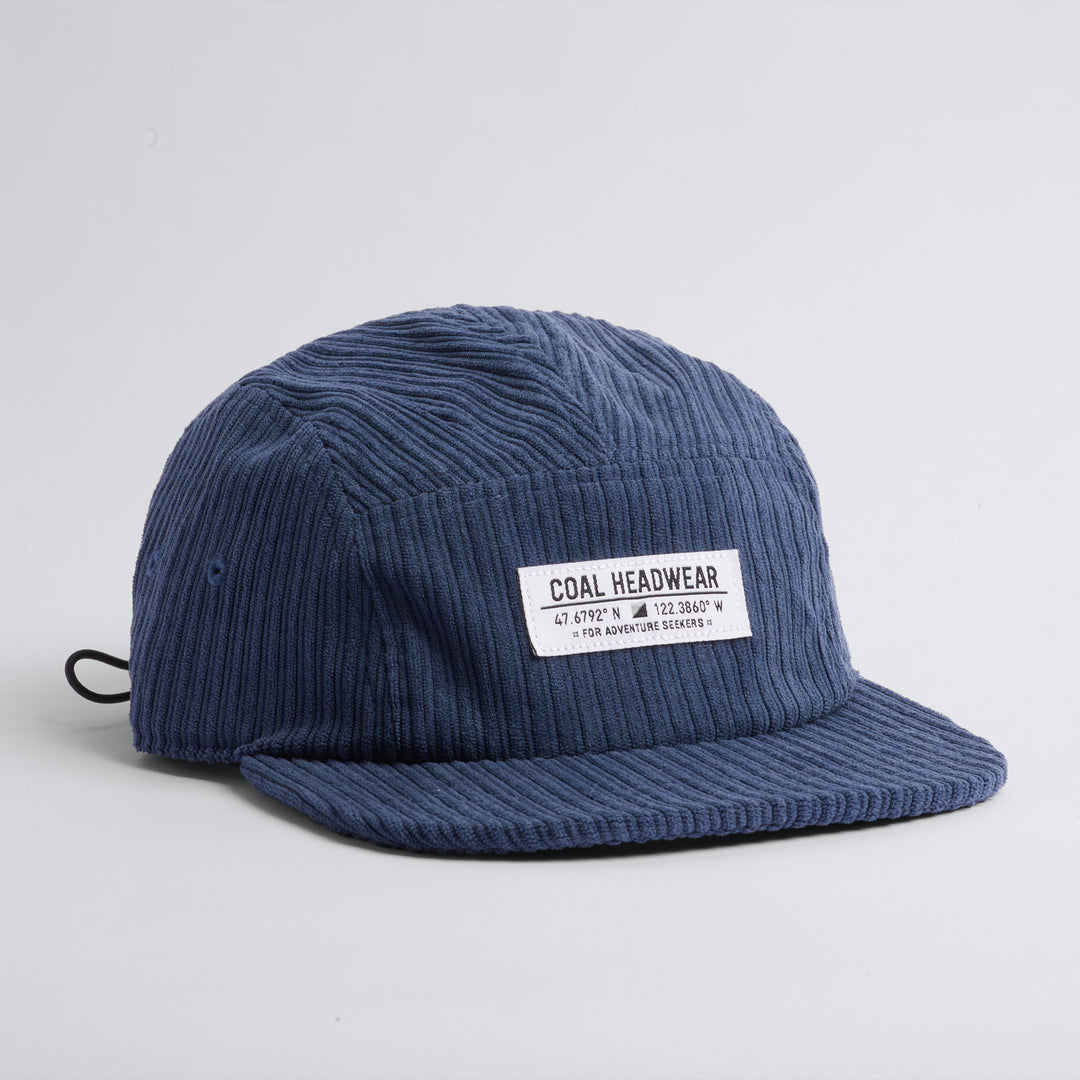 The Analog – Corduroy 5-Panel Cap – Coal Headwear