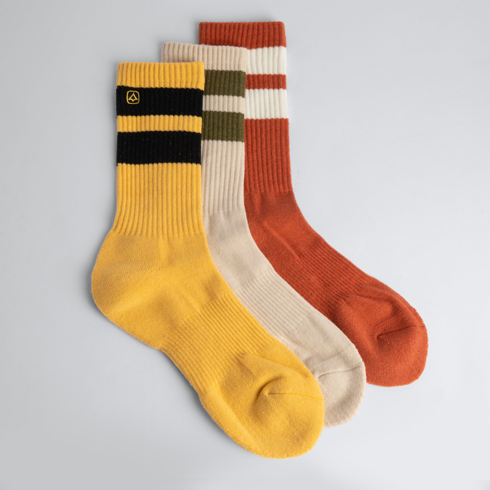 The Everyday Crew Sock Three Pack – Coal Headwear