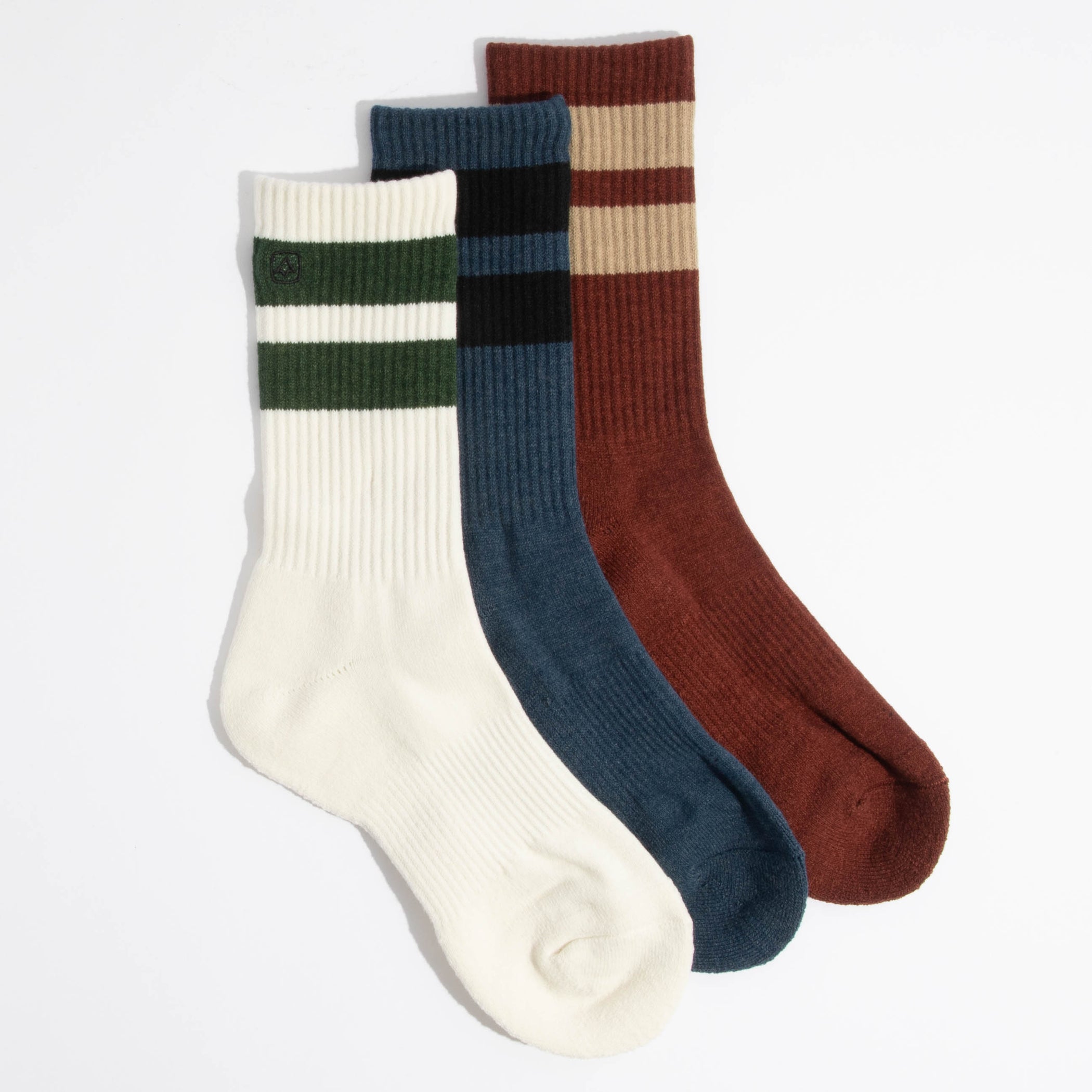 The Everyday Crew Sock Three Pack – Coal Headwear